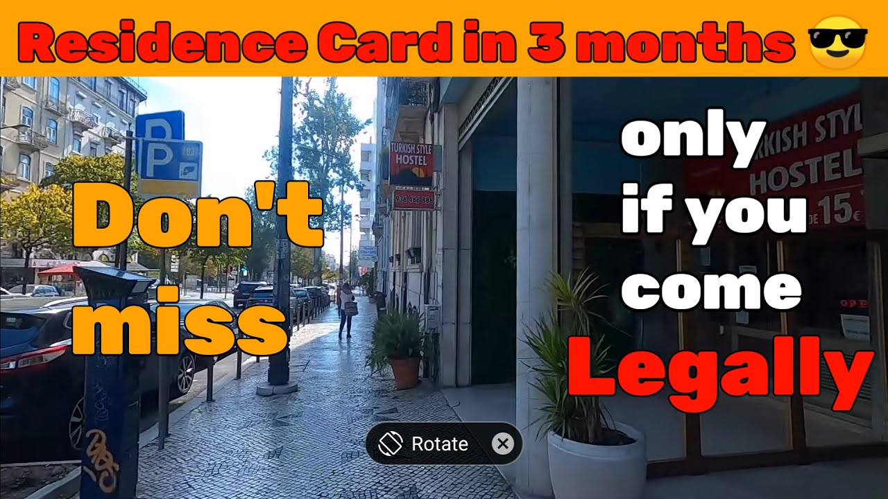 Residence card in Portugal | Card in 3 months - YouTube