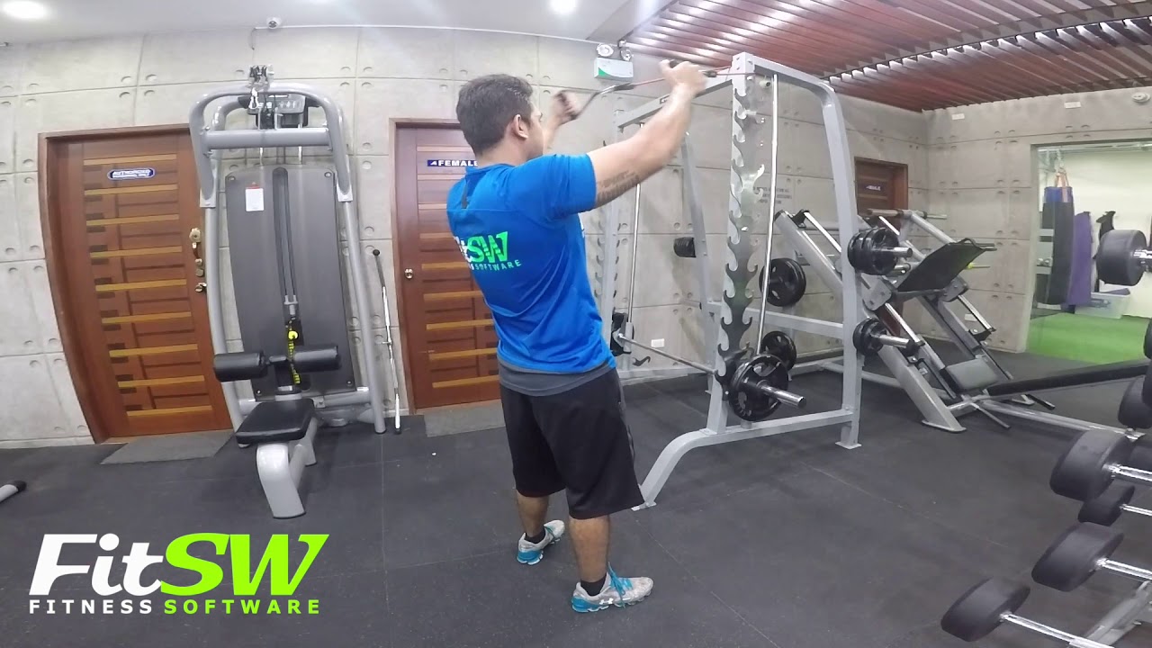 Resistance Band Cobra: Shoulders, Rear Delt Exercise Demo How-to - YouTube