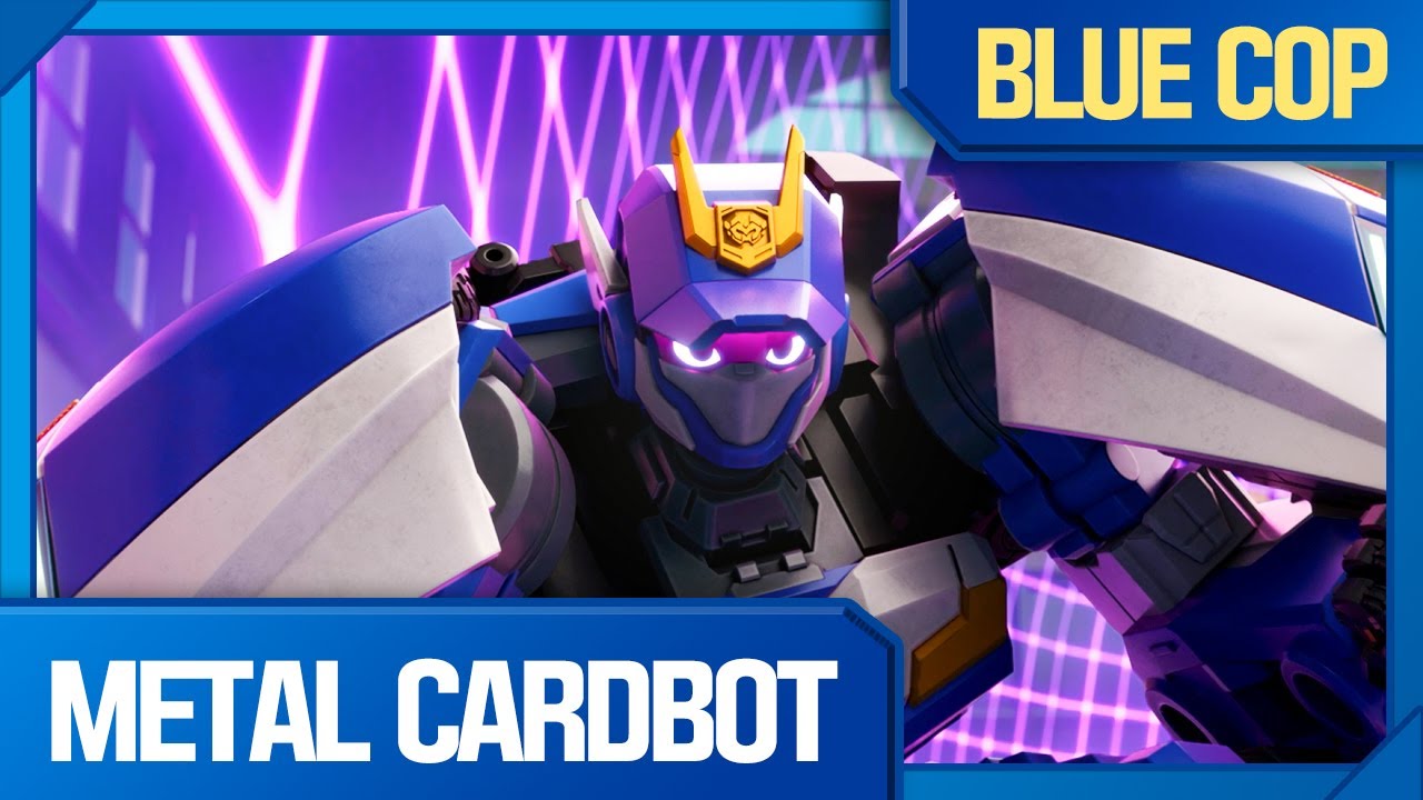 [Metal Cardbot] Best of Blue Cop! Blue Cop's Special Training to Fight ...