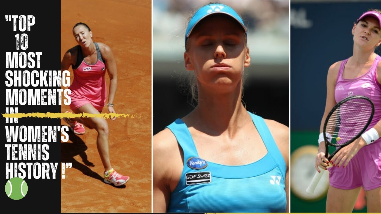 "Top 10 Most Shocking Moments in Women’s Tennis History! 🎾😱 ...