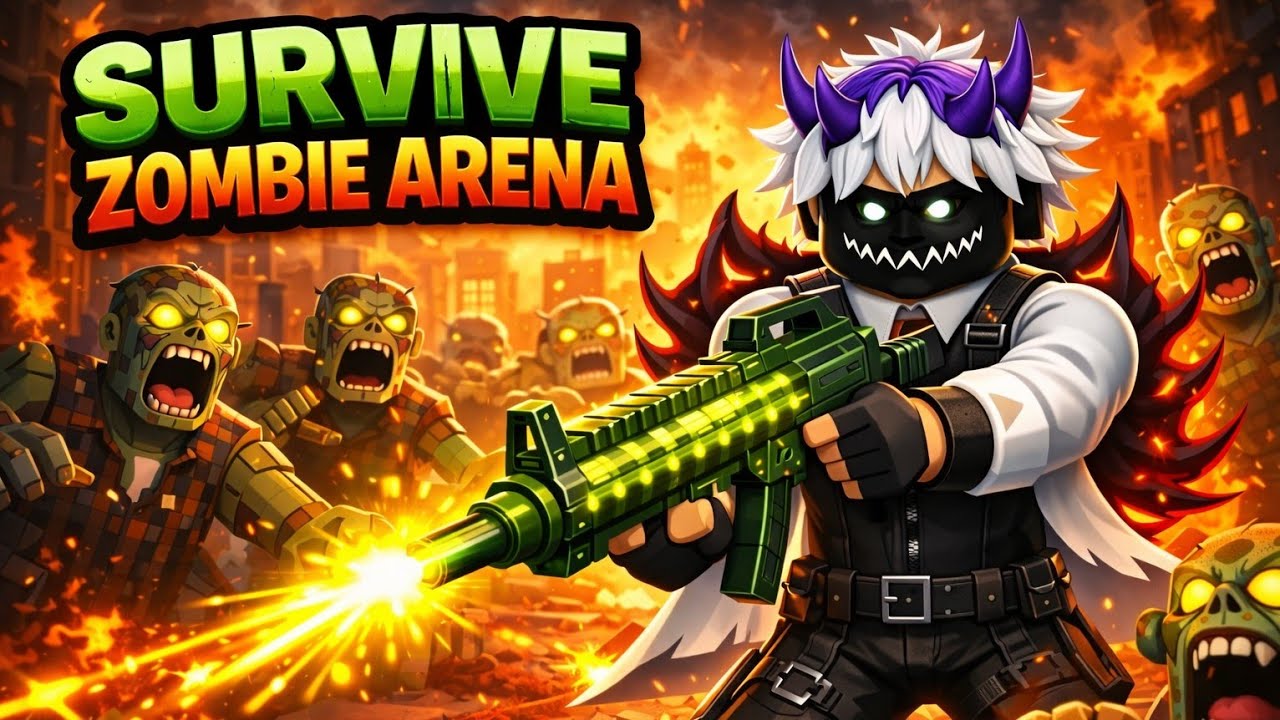 SURVIVING IMPOSSIBLE ZOMBIE WAVES IN ROBLOX - YouTube