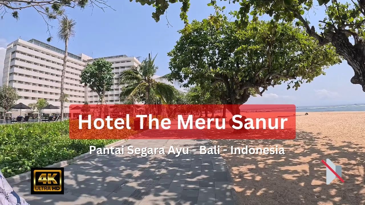[4K] Bali Walking Tour | Hotel The Meru Sanur | Nov 2024 - YouTube