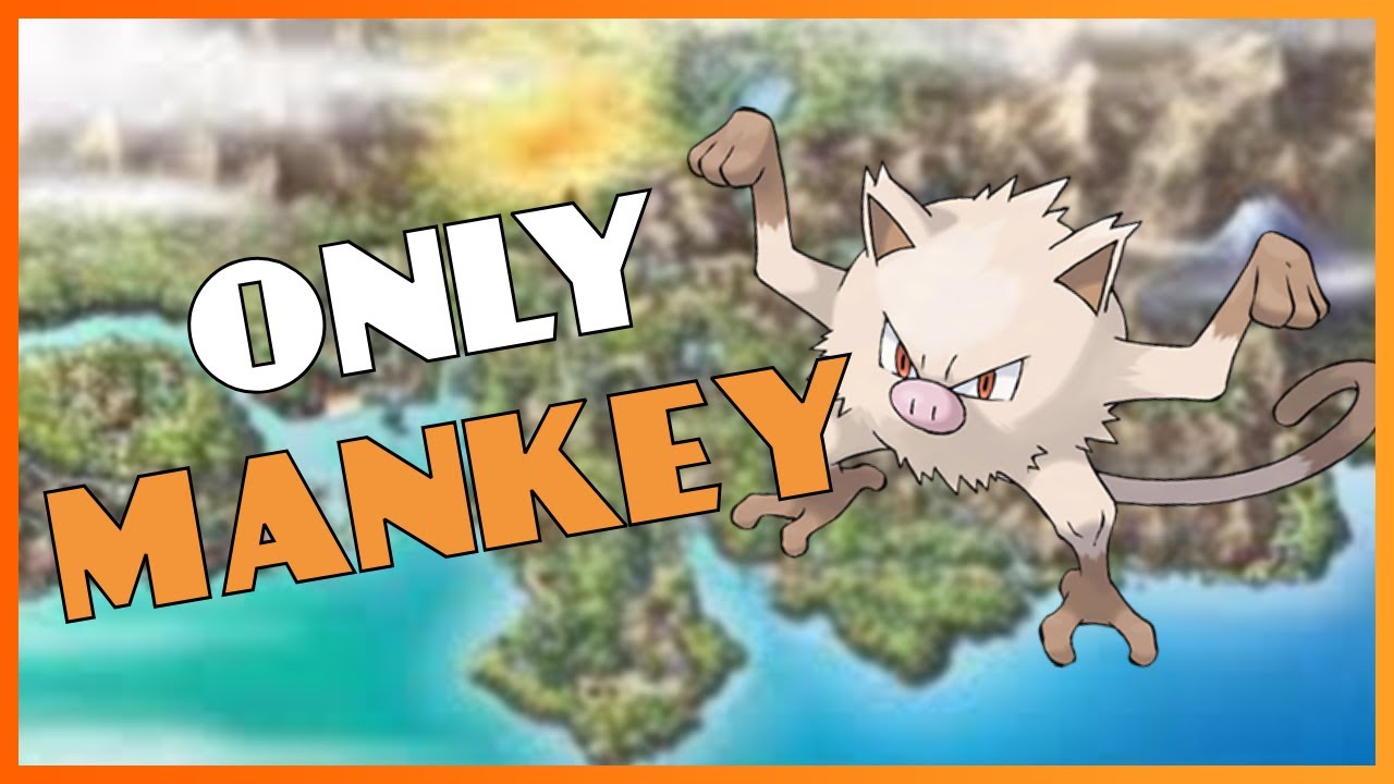 Can I Beat Pokemon HeartGold with ONLY Mankey? - YouTube