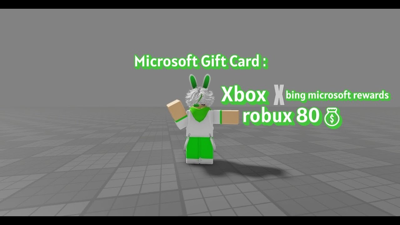 bing microsoft rewards to xbox 80 robux Microsoft gift card - YouTube