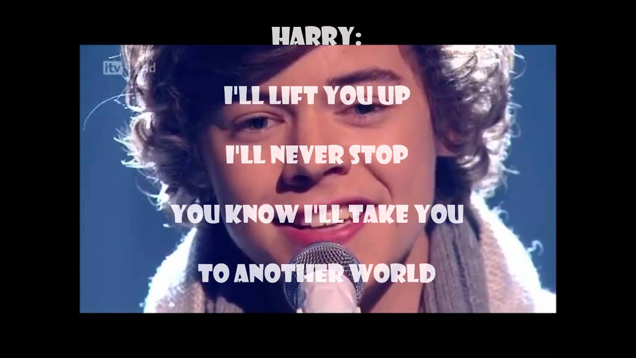 Another World - One Direction (Lyrics on Screen) - YouTube