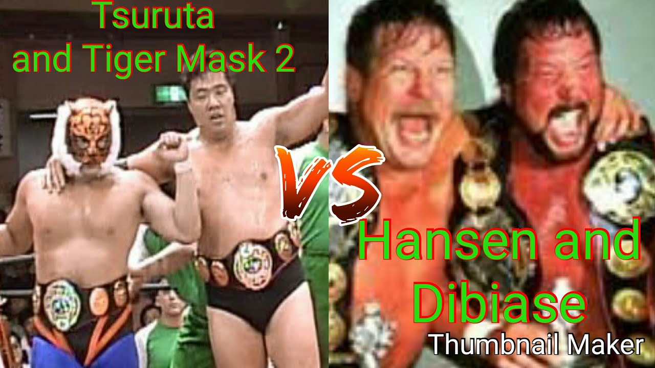 (AJPW) stan Hansen and Ted dibiase vs tiger mask 2 (mitsuharu misawa ...