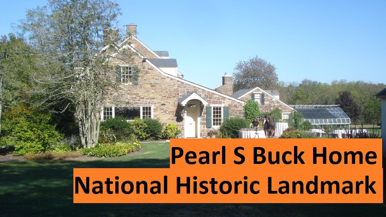 Walking Tour of Pearl Buck Home - National Historic Landmark - YouTube