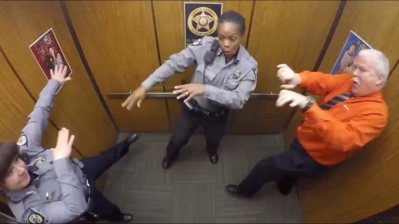 fall guys elevator ritual found footage at 3am (cops called) - YouTube