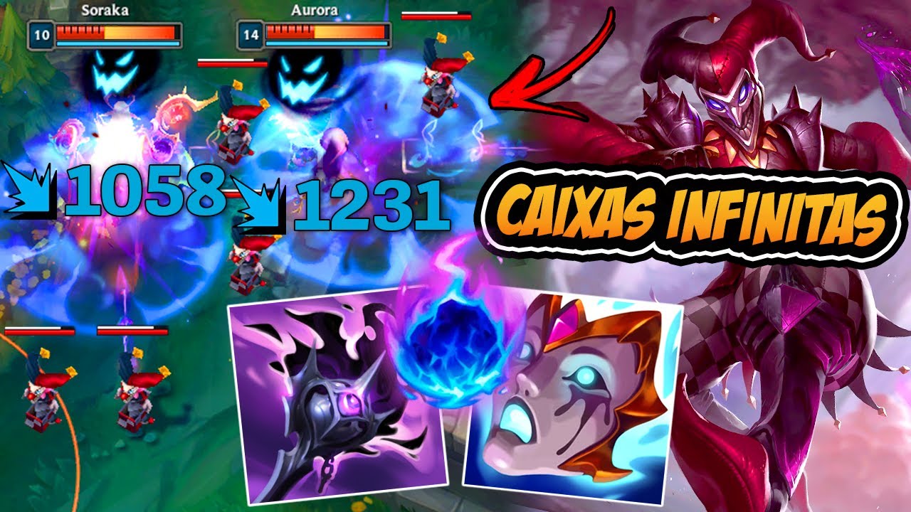 EU CRIEI A BUILD MAIS QUEBRADA DO SHACO AP (CAIXAS INFINITAS) - LEAGUE ...