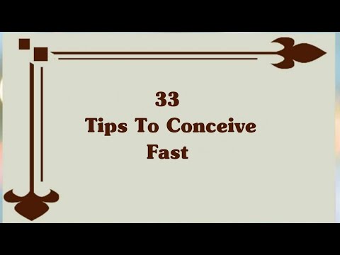 33 Tips To Conceive Fast | How To Conceive Fast ? | Pregnancy Planning ...