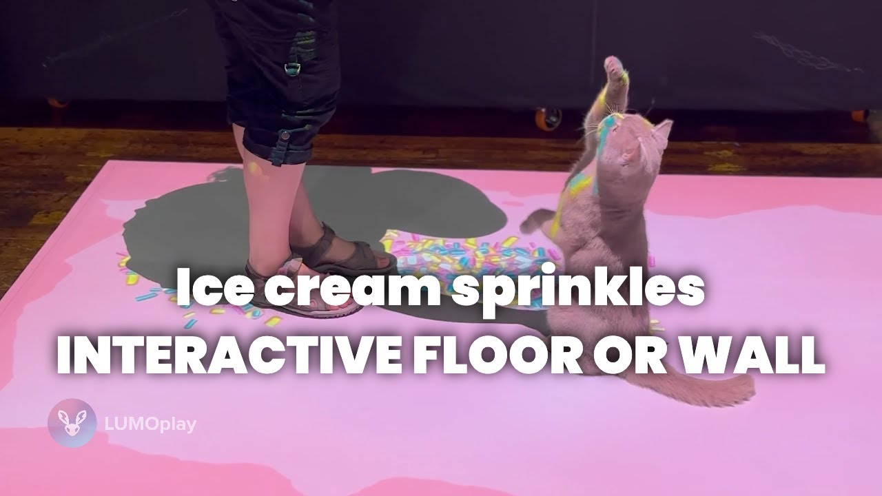 Ice Cream Sprinkles | interactive display floor or wall projector game ...