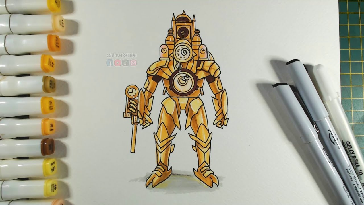 Cómo Dibujar a ⌚ Titan Clockman (Skibidi Toilet) #arte #tutorial # ...