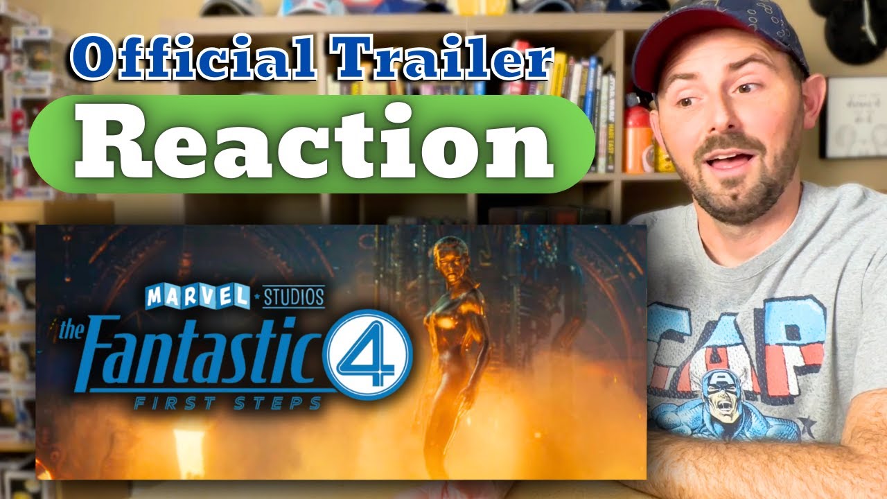 Fantastic Four: First Steps | Official Trailer Reaction | Silver Surfer ...