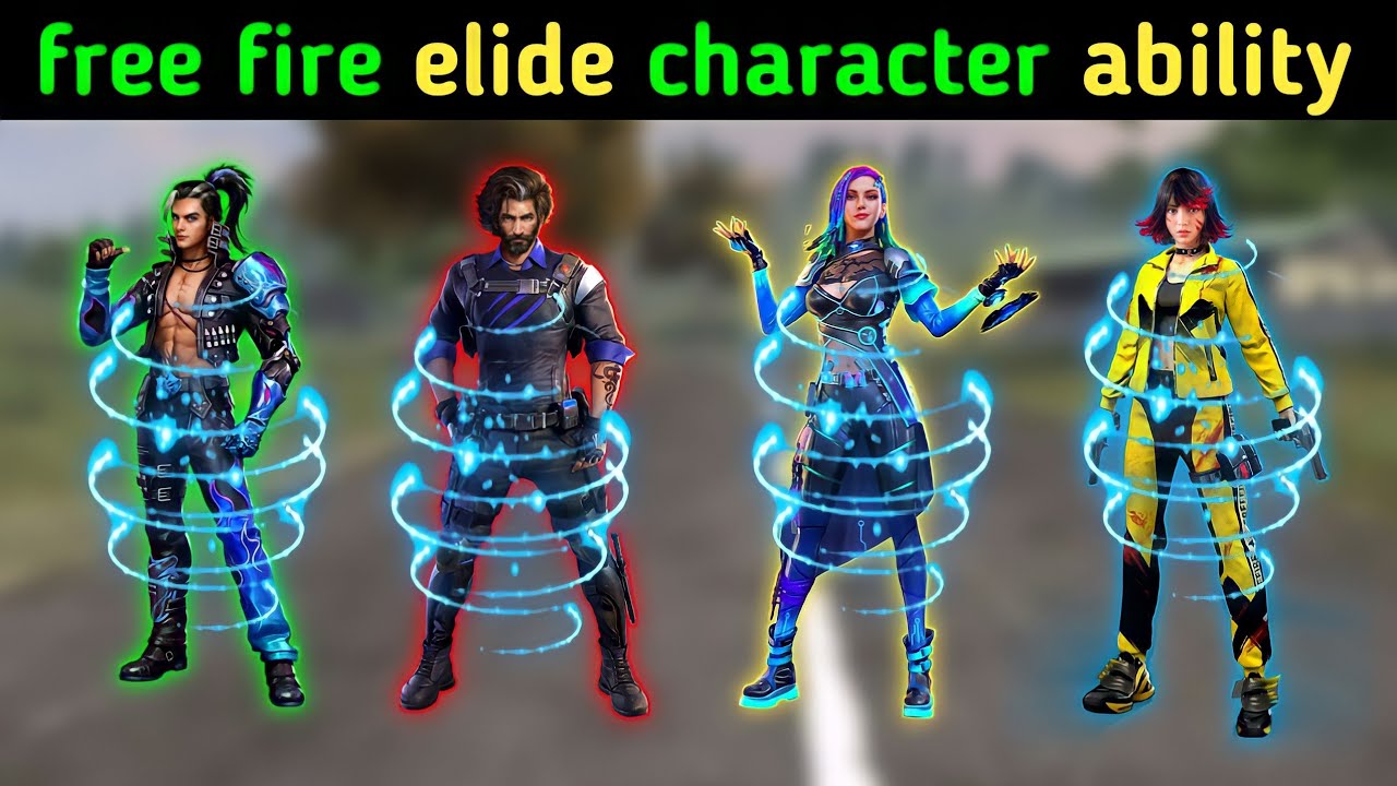 free fire all elite character ability | elite hayato | elite andrew ...