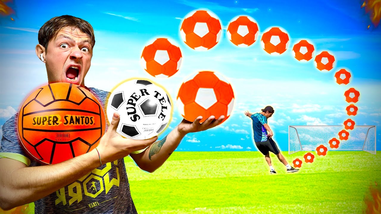 🤔 Qual è il PALLONE PEGGIORE per giocare a CALCIO? || *SANTOS vs TELE ...