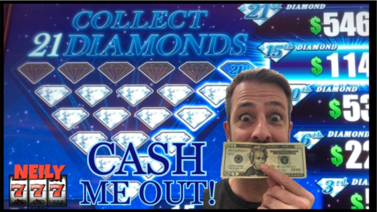BEGINNERS LUCK 💎 FIRST TIME PLAYING 21 DIAMONDS SLOT MACHINE 💎 CASH ME ...