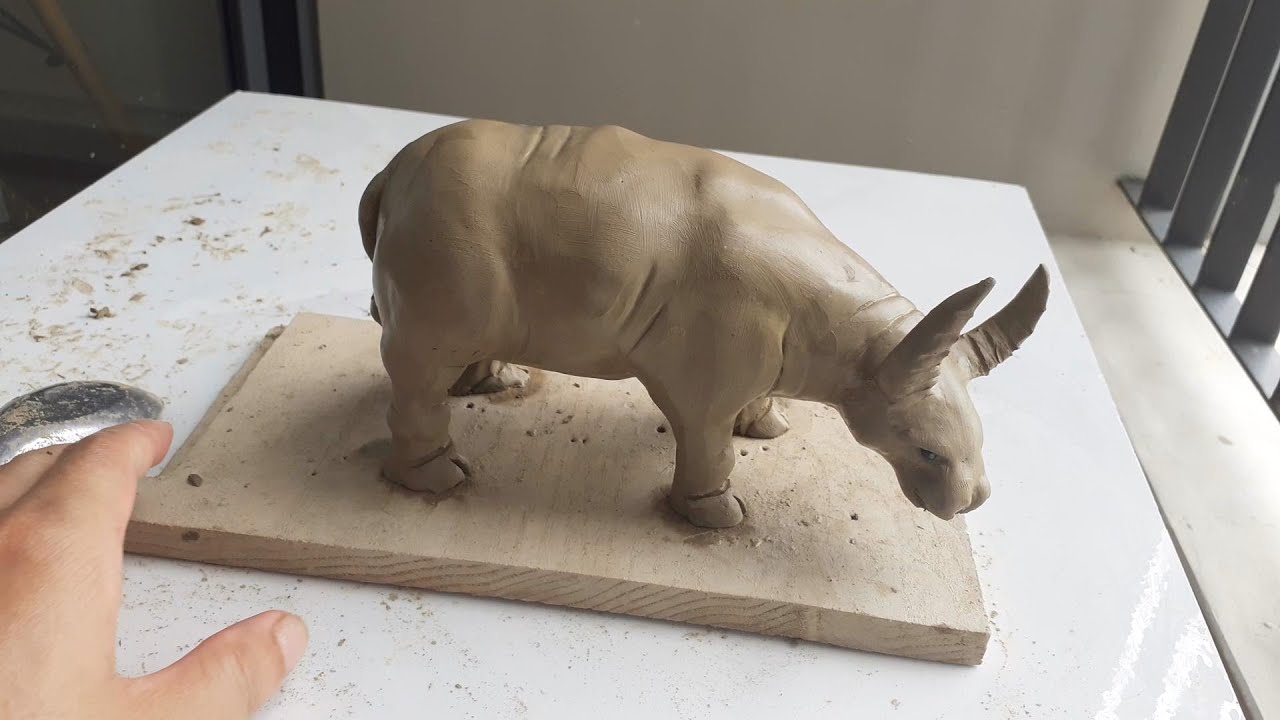 SUPER EASY WAY To Make A Buffalo From Clay - YouTube