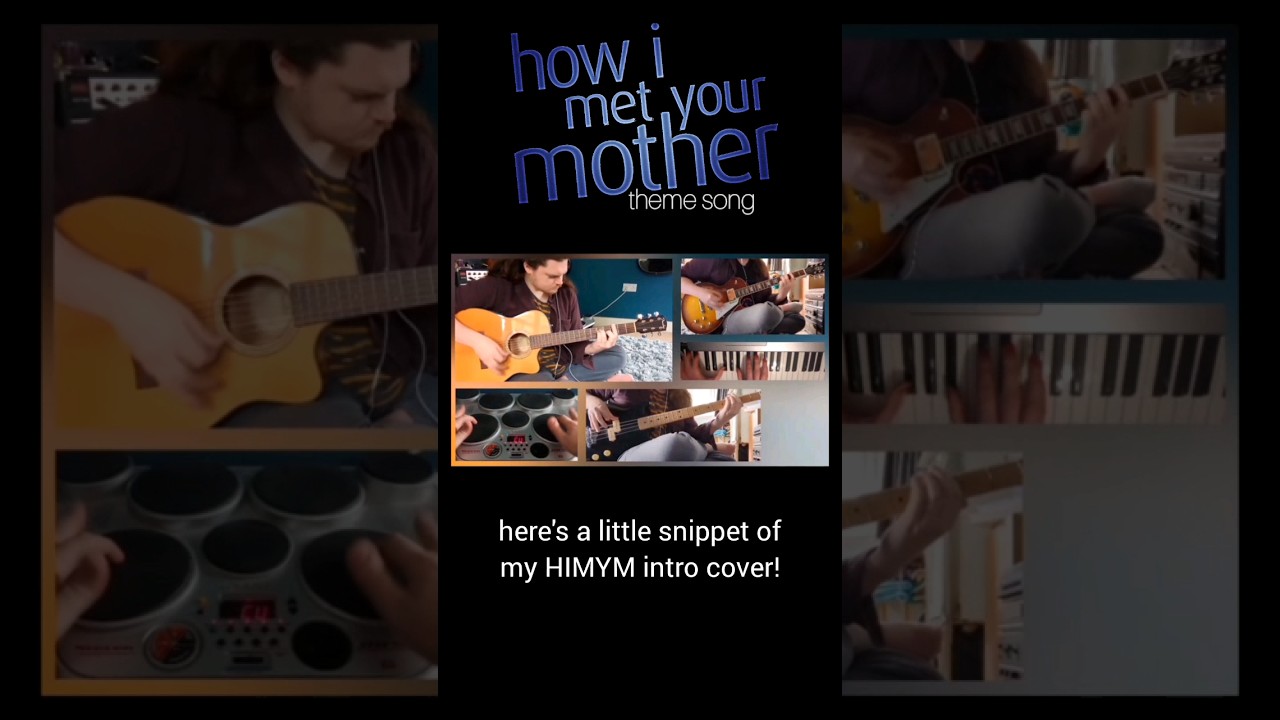 How I Met Your Mother (intro theme cover) #cover #himym #theme #guitar ...