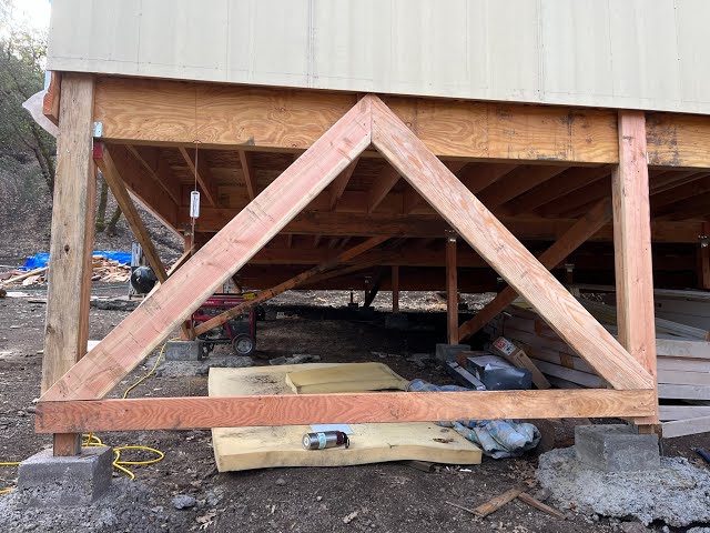 Wood Pier Foundation Framing Pier And Beam Foundation: Diagram