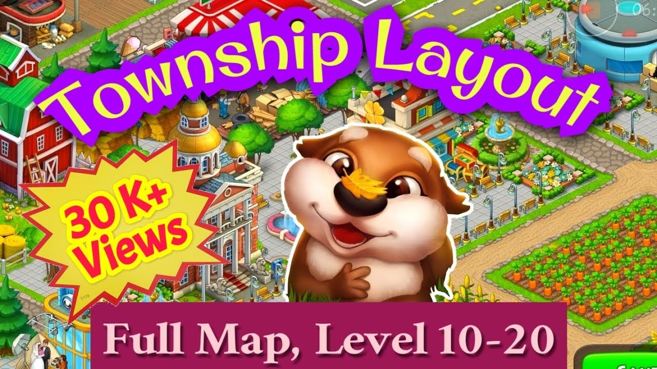 Township Layout || Full Map || Level 10-20 - YouTube