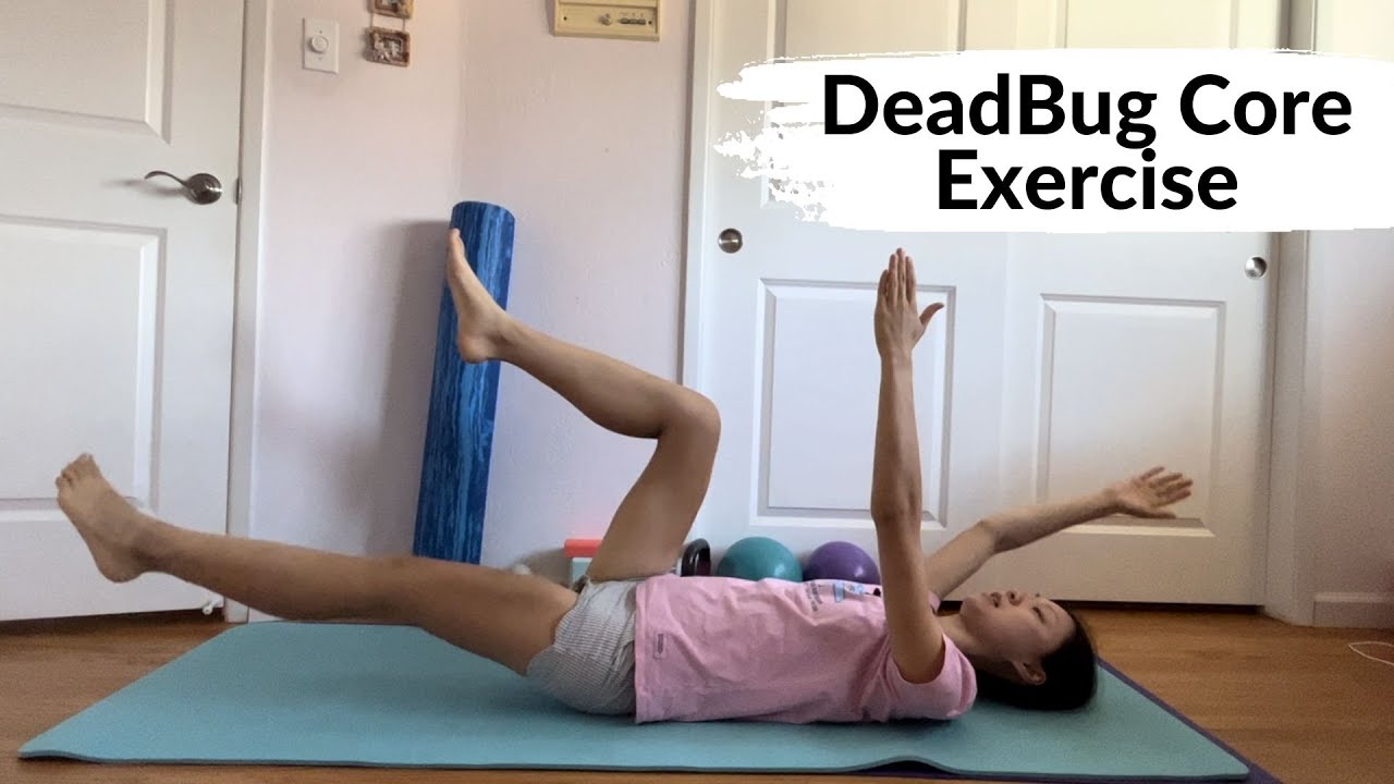 Dead Bug Exercise for Core Stability - YouTube