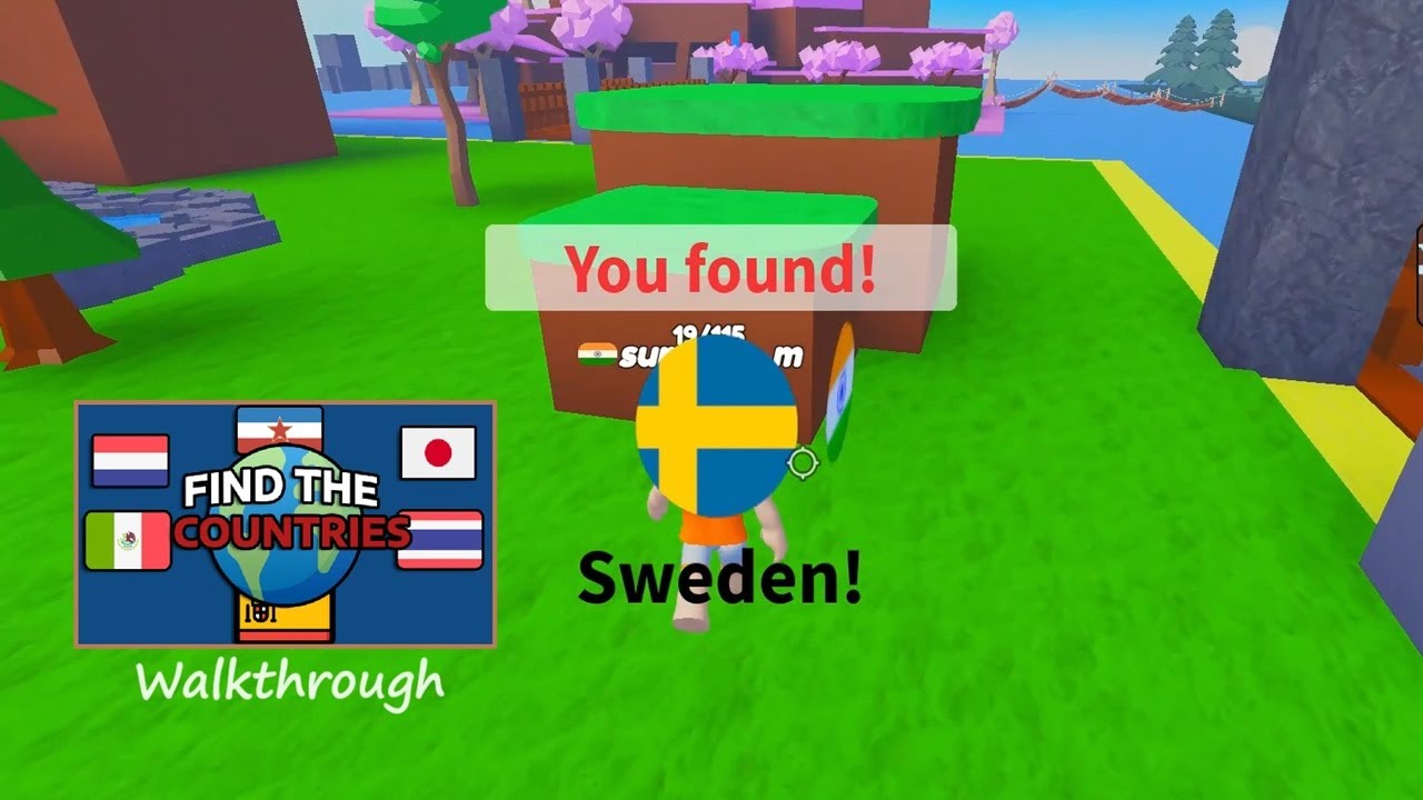 Find The Countries Walkthrough - All Countries Locations (Roblox) - YouTube