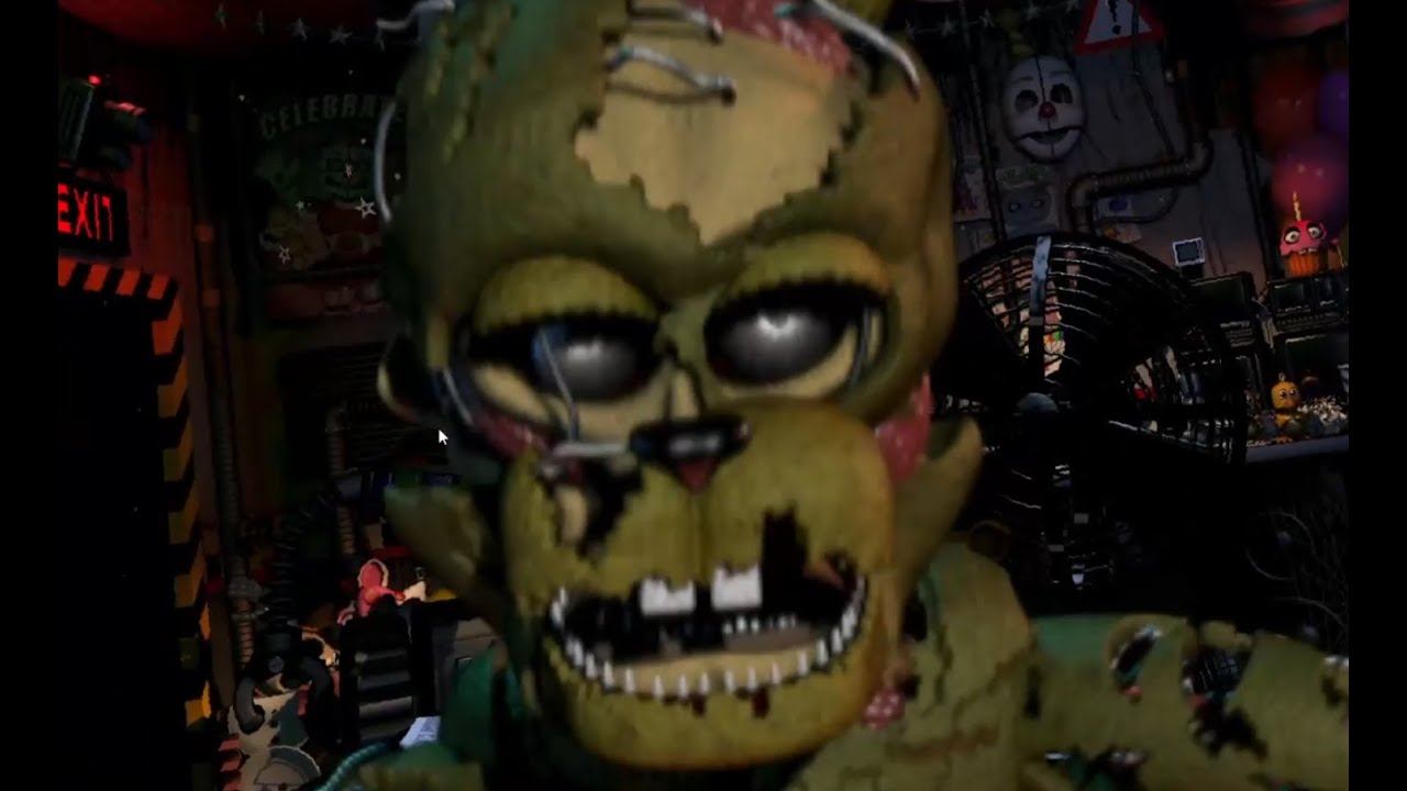 Scraptrap/Afton Jumpscare UCN - YouTube
