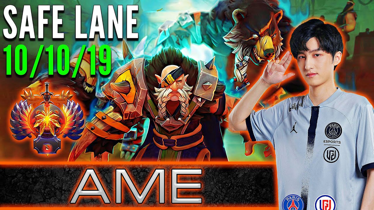 LGD.Ame [ Lone Druid ] Safe Lane Carry Pro Gameplay [ Patch 7.32d ...