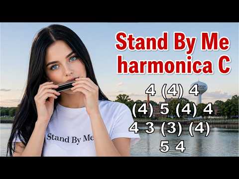 STAND BY ME HARMONICA DIATONIC C, ANIMATED TUTORIAL, BLUES HARP C, GAITA DE BOCA C