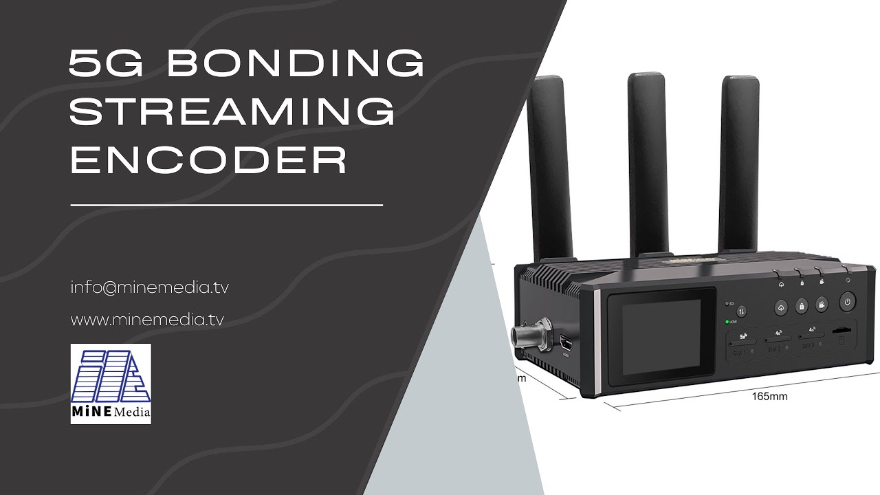 MiNE Media New 5G Streaming Encoder - YouTube