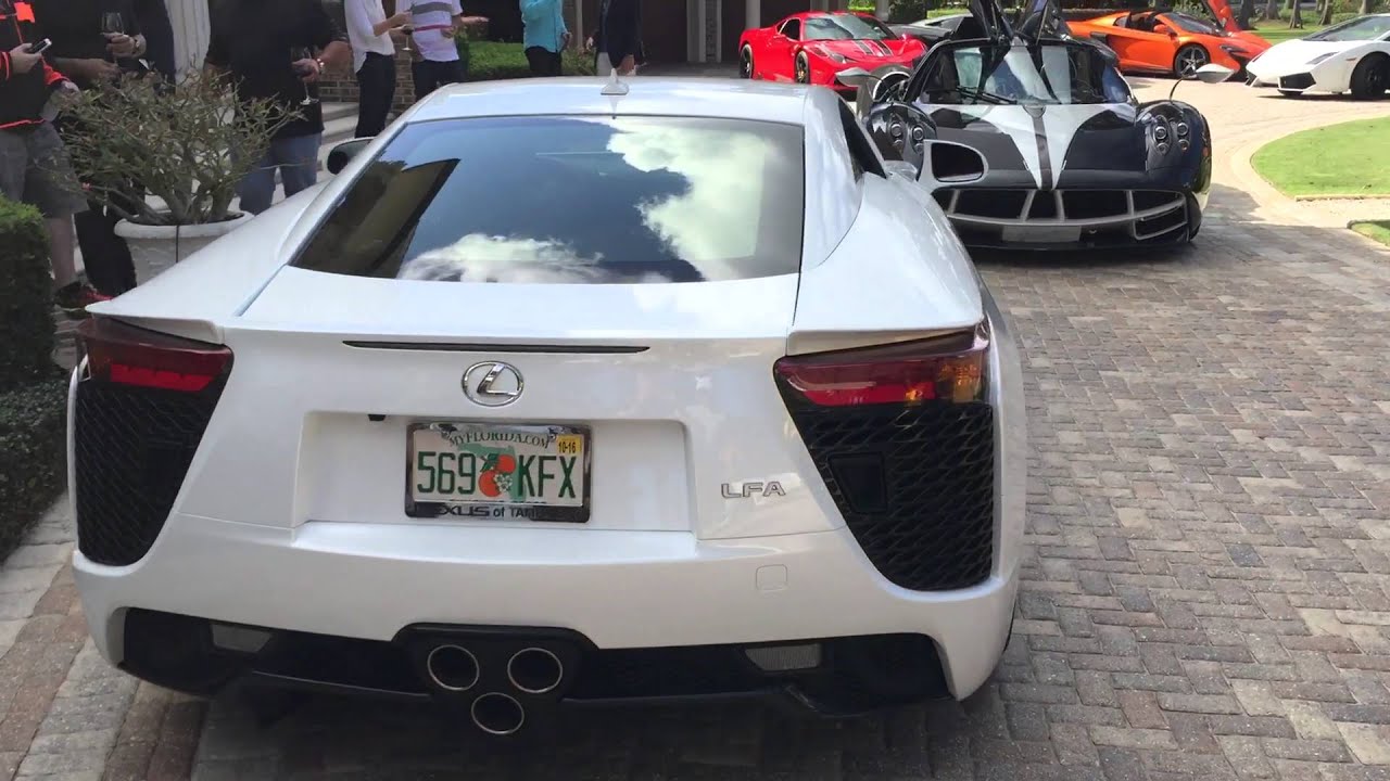 Lexus LFA Revving - Pagani, Enzo, Cobra and More - YouTube