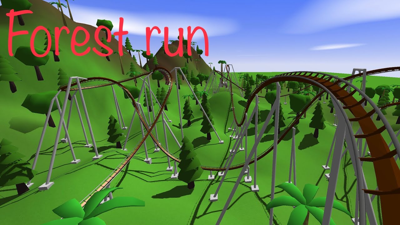 Forest run launched roller coaster 🎢 - YouTube