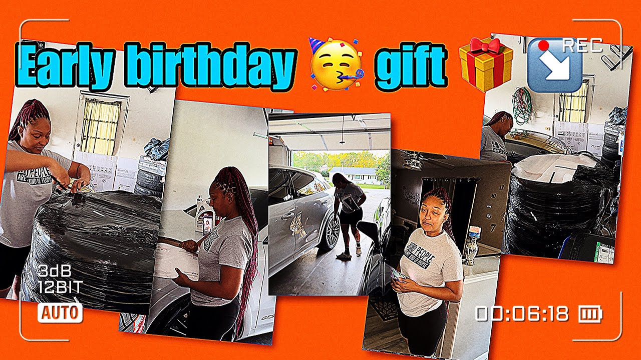 Mrs Mabins gets a early to open a early birthday 🥳 gift 🎁 and y’all get ...