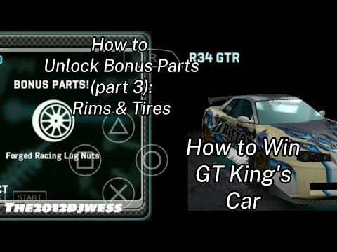 NFSU Rivals (PPSSPP) - How to unlock bonus parts (part 3) - Rims ...