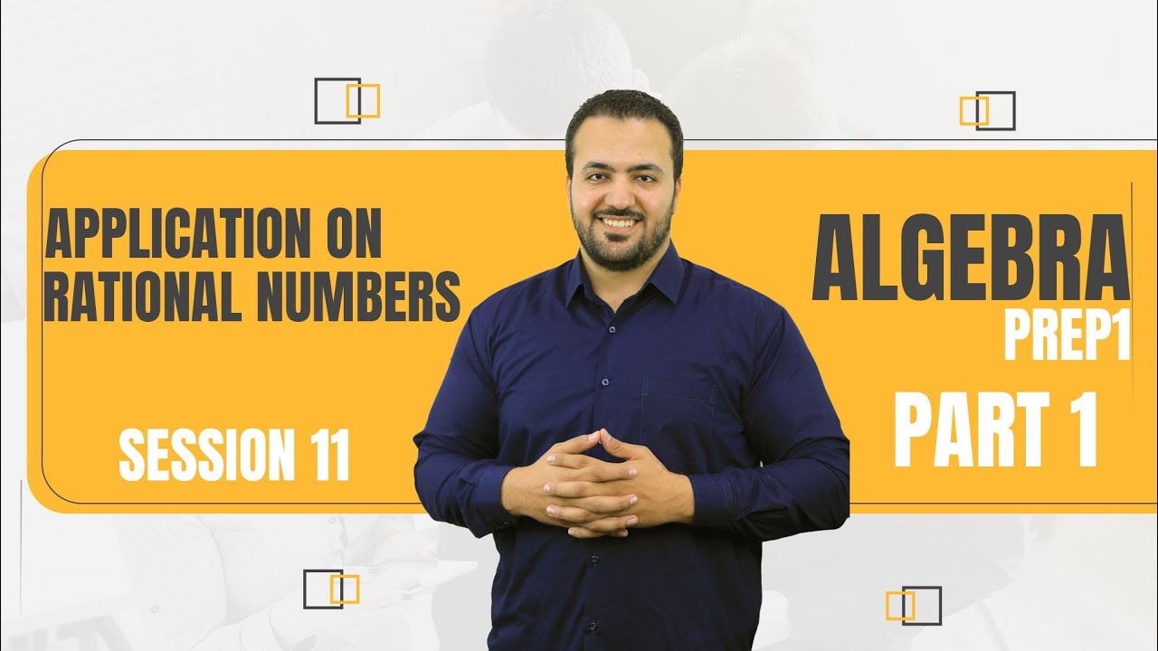 Application on rational numbers/ prep 1 Algebra - YouTube
