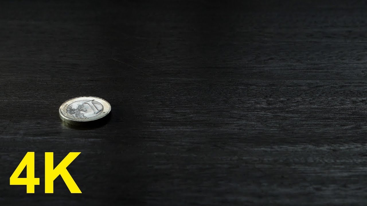 4K Free Stock Footage: Coin Spinning on a Table, Slow Motion (4 videos ...