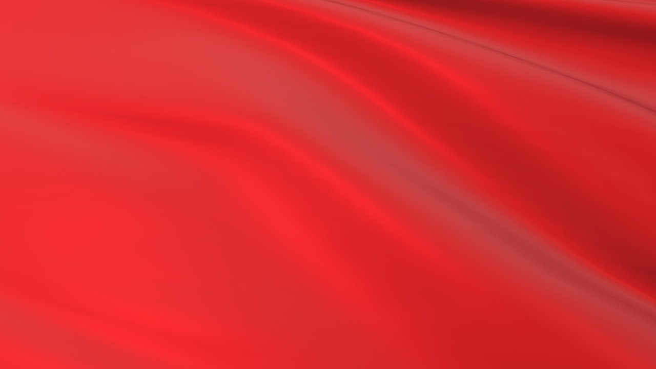 Orange flag waving in the wind - Flag animation - Motion background ...