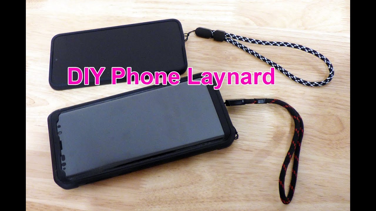how to diy phone lanyard - YouTube