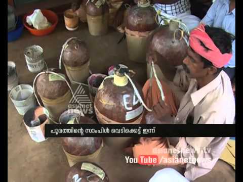 Sample Vedikkettu ready for Thrissur Pooram - YouTube