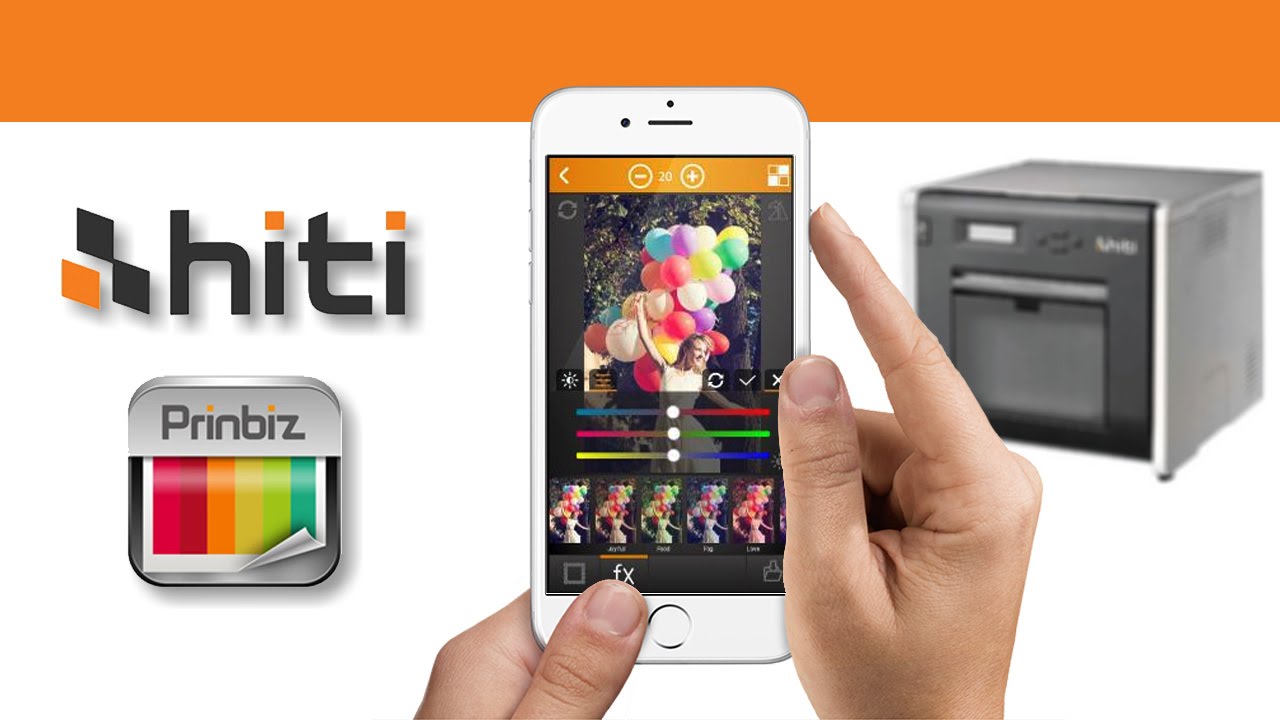 Wireless printing with HiTi - YouTube