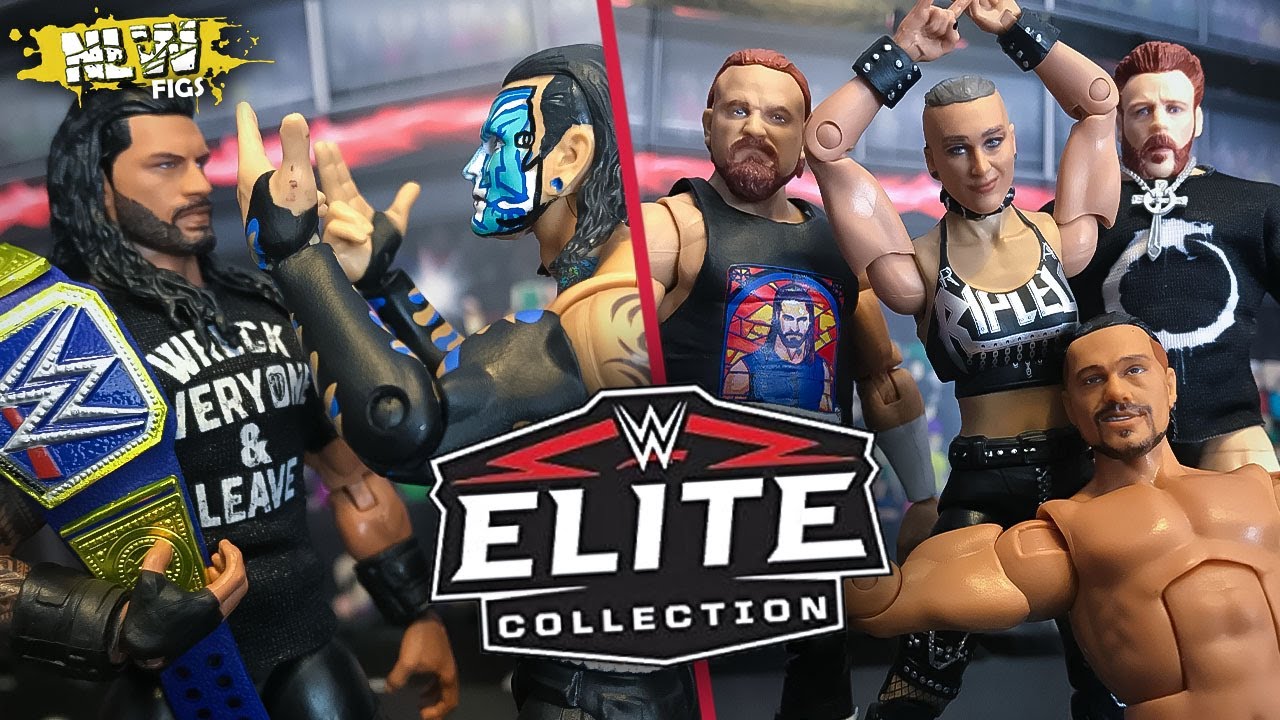 WWE ELITE 84 UNBOXING & FIGURE REVIEW! JEFF HARDY, ROMAN REIGNS & MORE ...