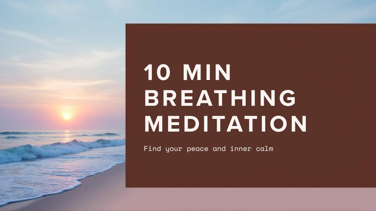 Guided Breathing Meditation with Ocean Waves | 10 Minutes of Calm - YouTube