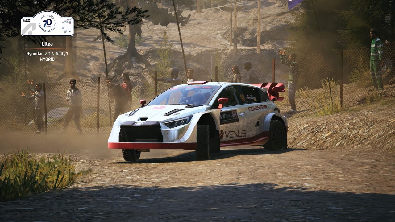 Top 10 in the World Run on Lilea Greece | EA SPORTS WRC - YouTube