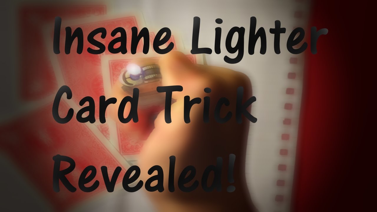 INSANE LIGHTER CARD TRICK REVEALED! - YouTube