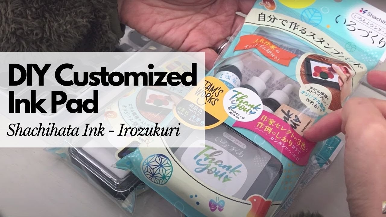 DIY Make Your Own Ink Pad with Shachihata [ A Chatty Video] - YouTube