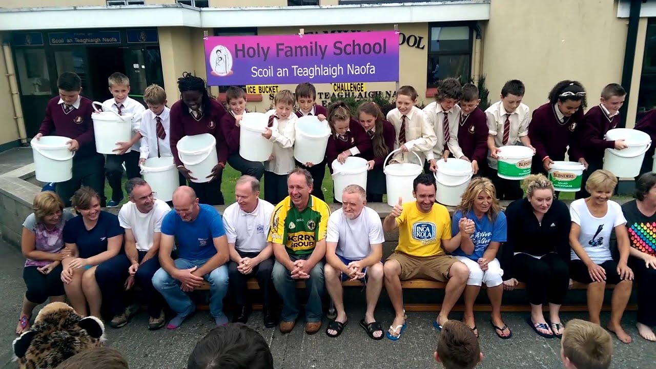 Holy Family School Staff Take The Ice Bucket Challenge - YouTube