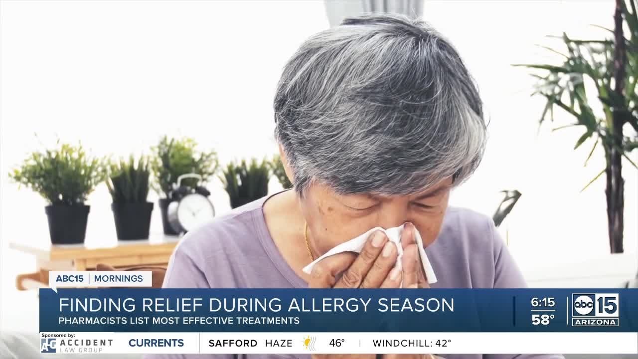Finding relief during the allergy season - YouTube