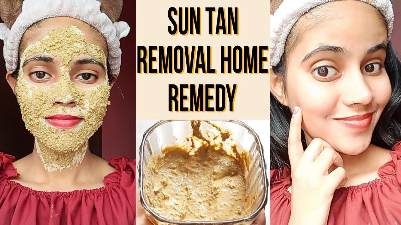 Sun tan removal home remedies | How to remove sun tan on face | Dead ...