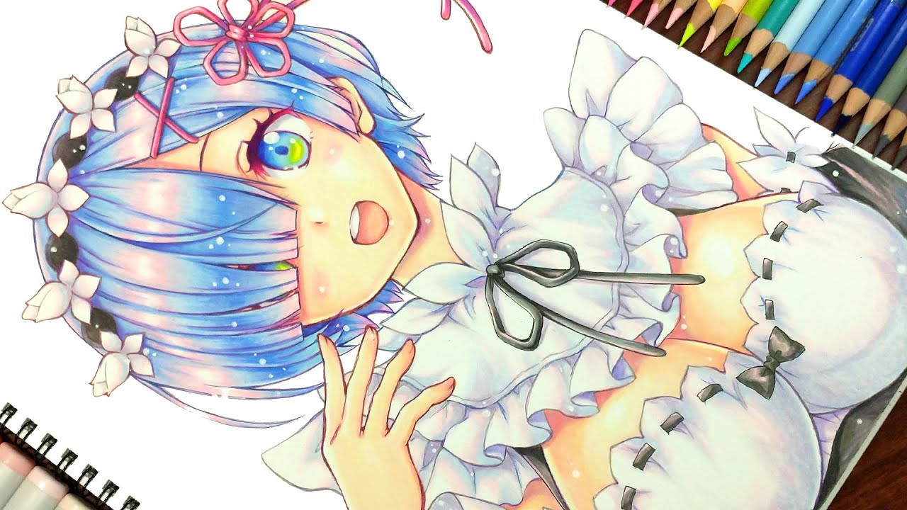 Drawing Re:Zero -Starting Life in Another World- Rem copic ...