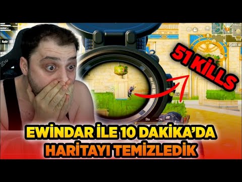 EWİNDAR 51 KILL FATIH LIGI RANK MACI(HARITAYI TEMIZLEDIK)❗